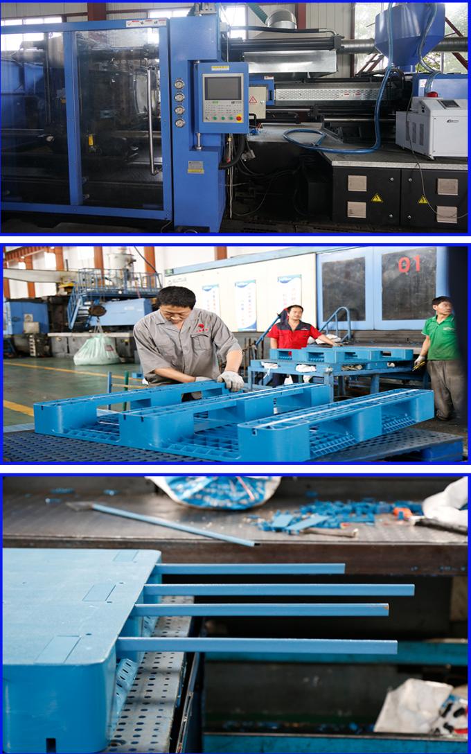 Pallet Plastik Kuning Atas Kotak Pallet Plastik Euro HDPE Untuk Sistem ...